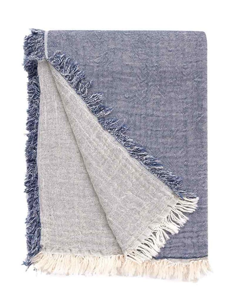 Hammamas Home Navy Blanket